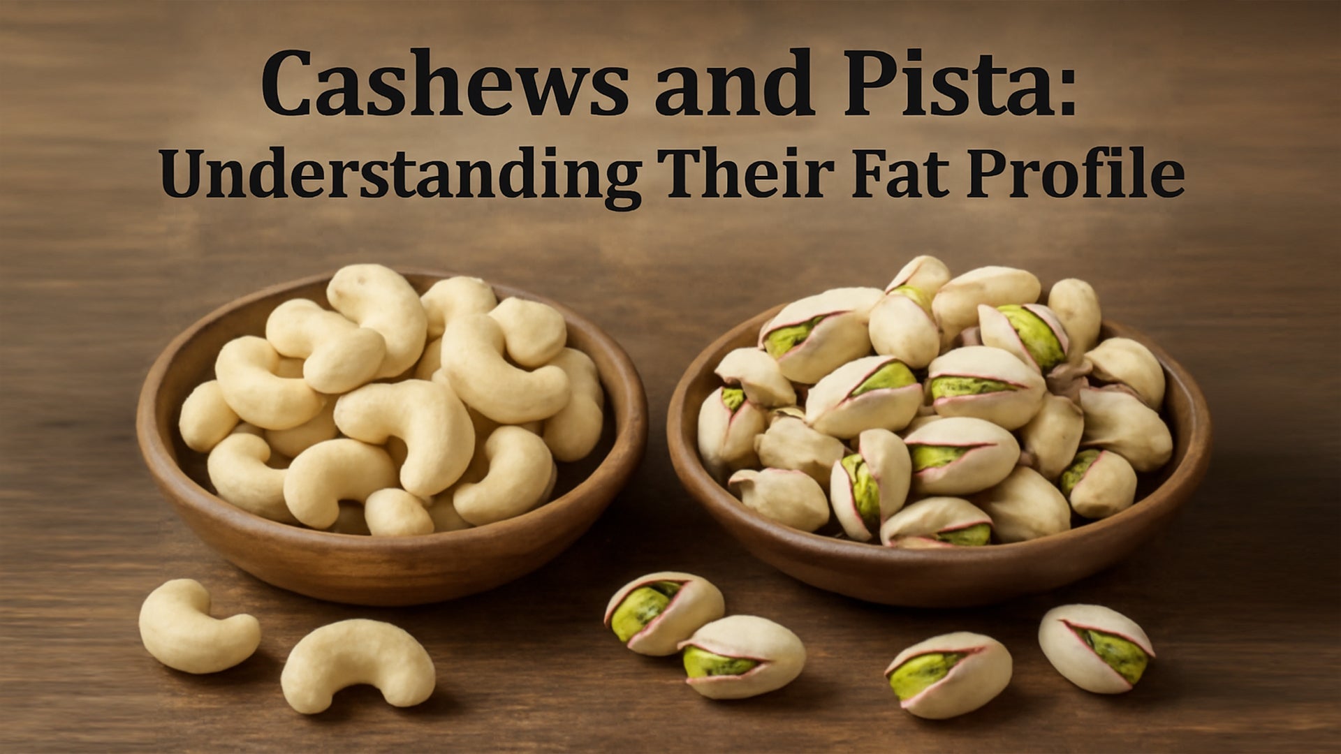 Cashews and Pista: Exploring Their Fat Profile