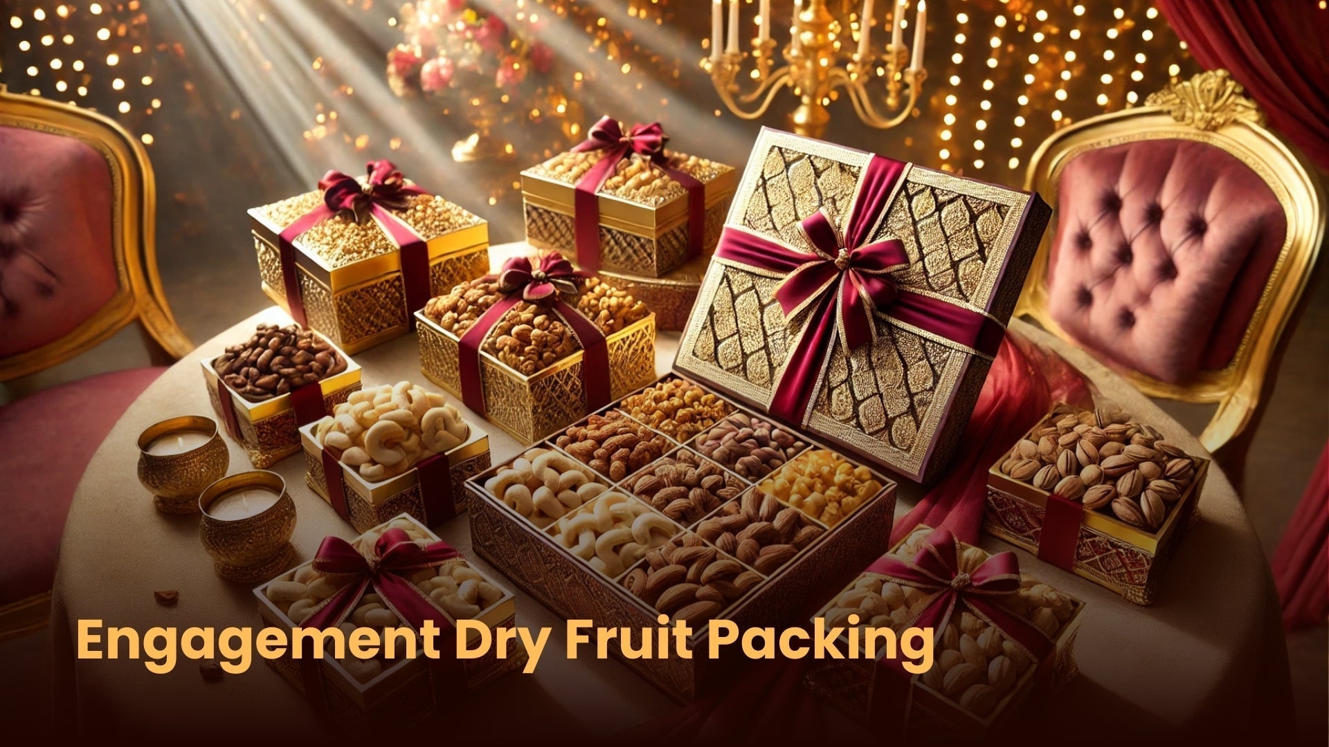 Engagement Dry Fruit Packing Ideas: Elegant & Customizable Options