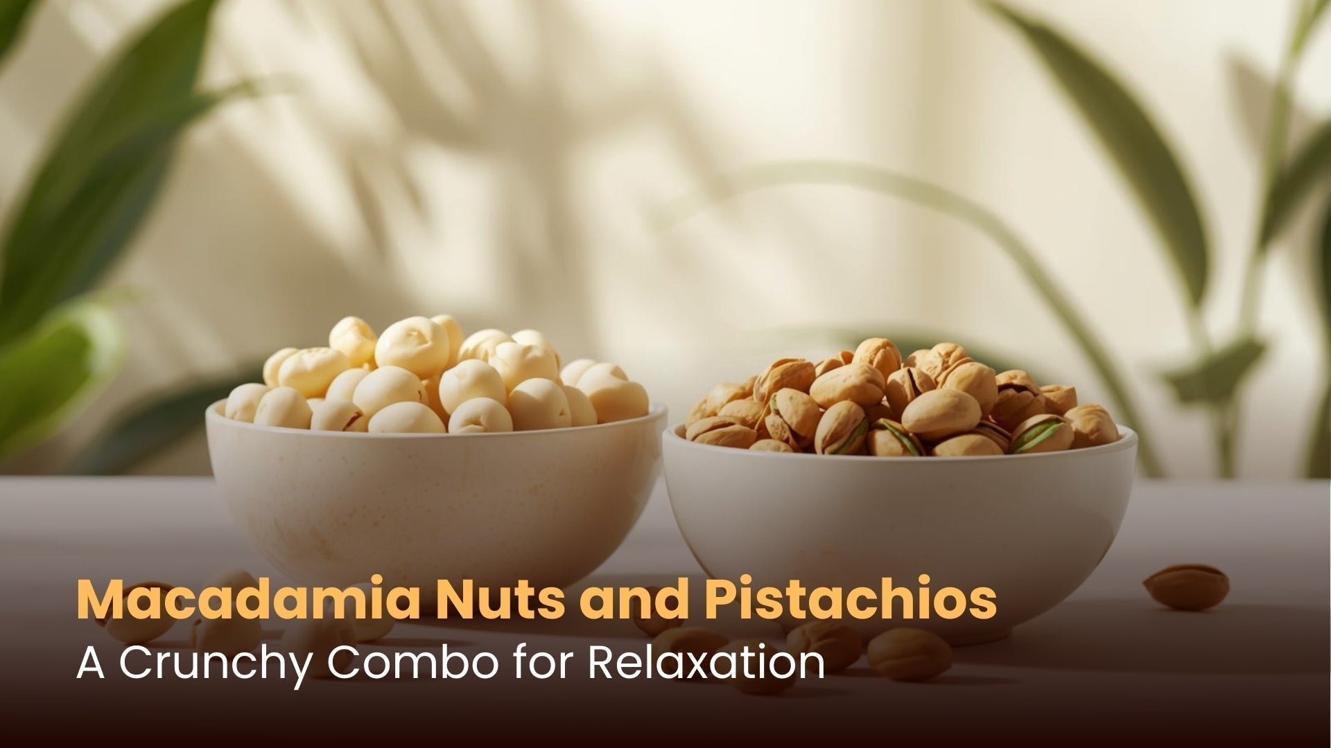 Macadamia Nuts and Pistachios: A Crunchy Combo for Relaxation