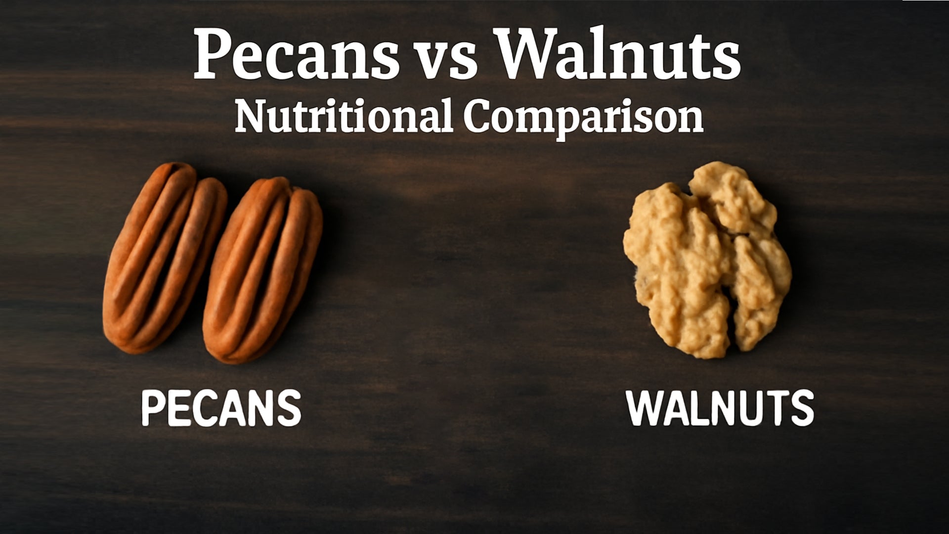 Pecans vs Walnuts: Nutritional Comparison