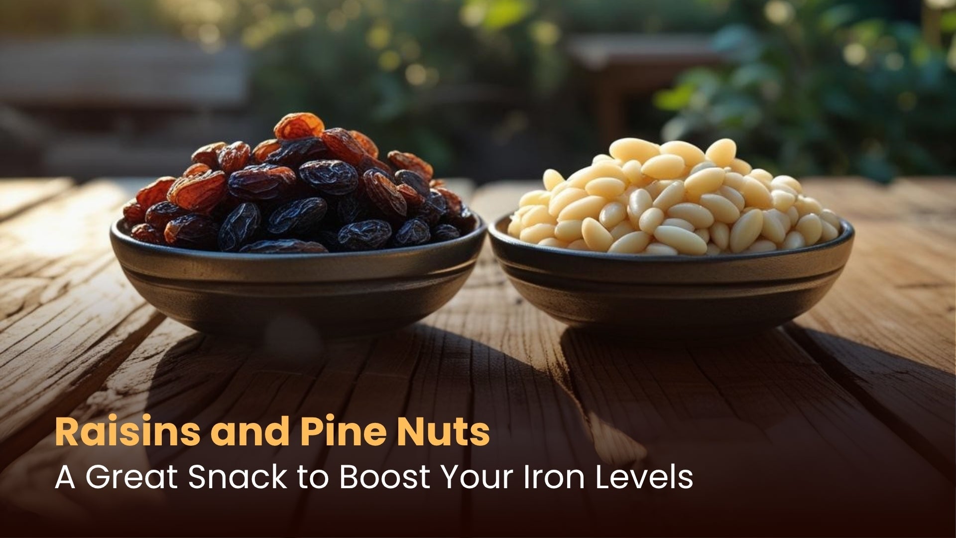 Boost Iron Levels with Raisins & Pine Nuts