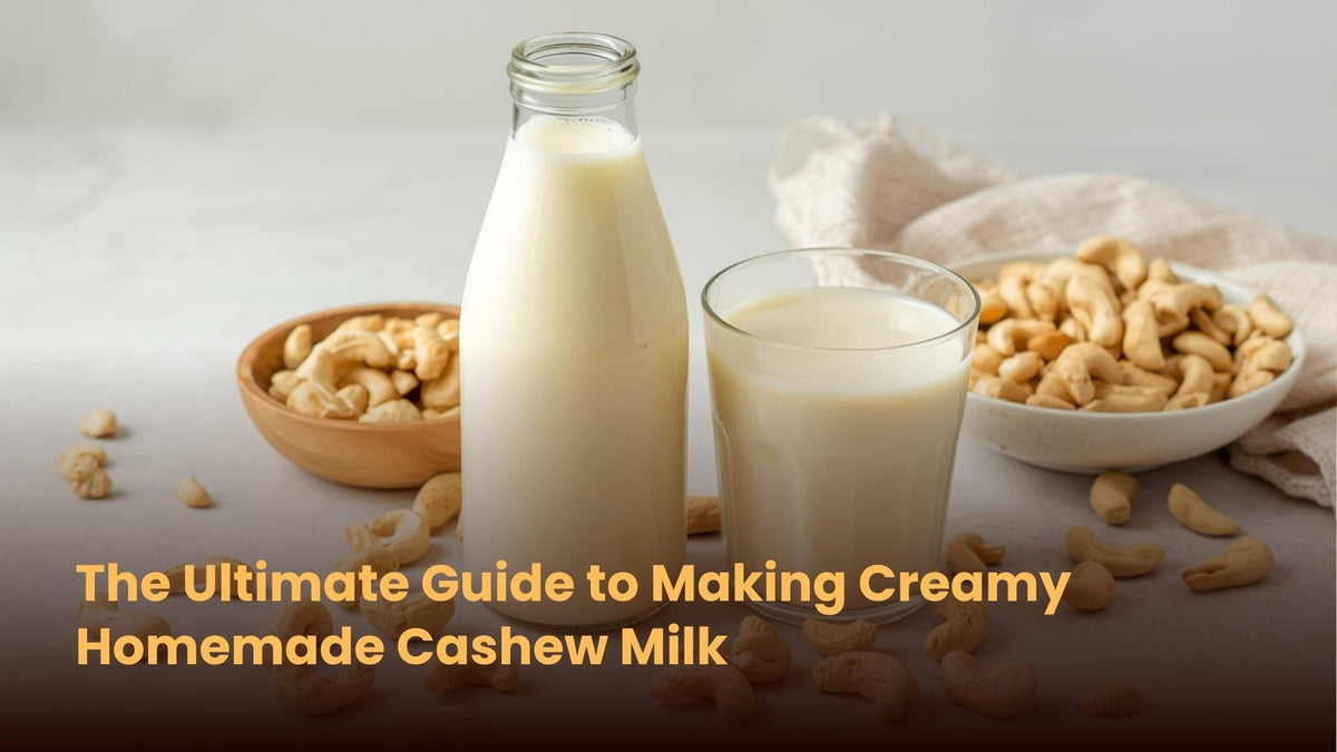 The Only Cashew Milk Recipe You'll Ever Need (Creamy & Easy!)