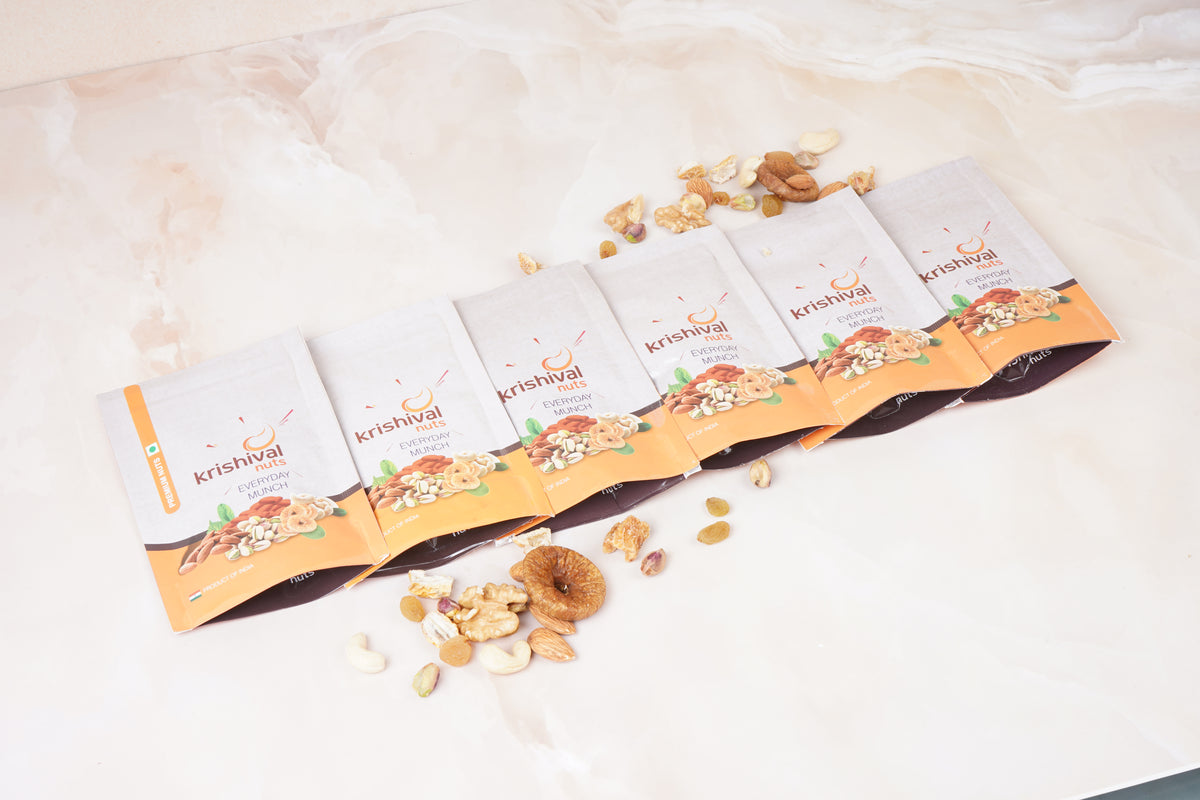 Crunchy Everyday Munch Nuts - Buy Now | Krishival